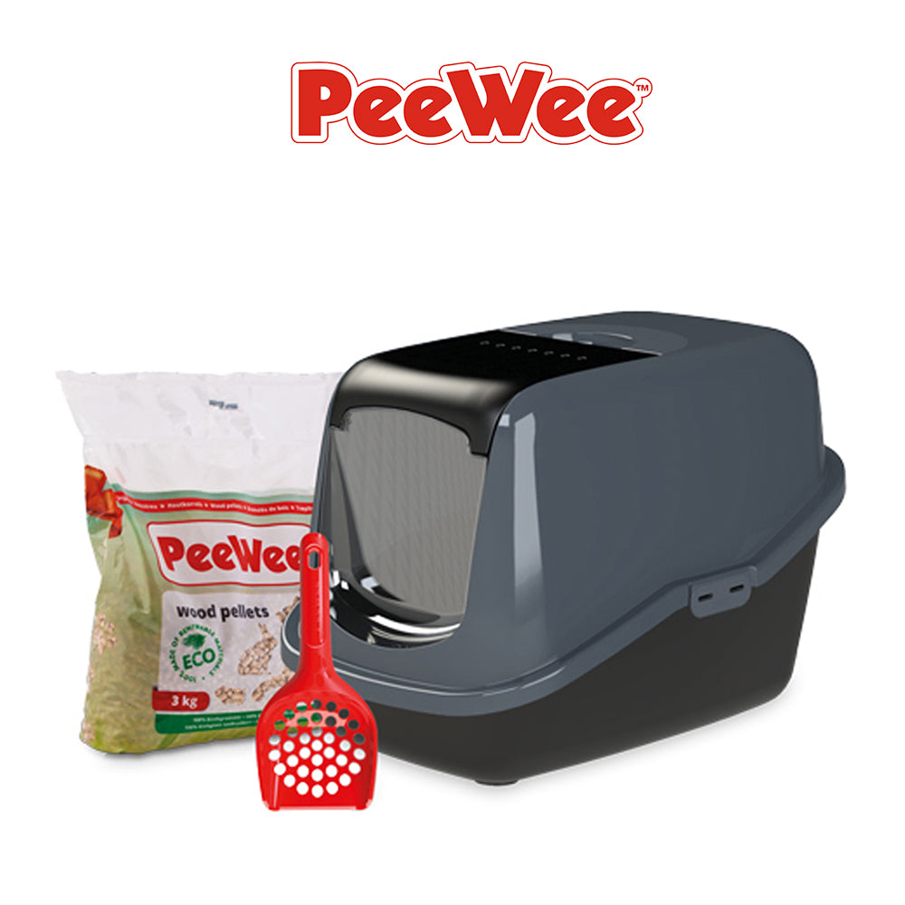 PeeWee Starterpakete – Umweltfreundliche Katzentoiletten mit Holzstreu ...